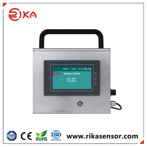 Rika Rk Silicon Cell RS Modbus Sun Tracking Pyranometer Solar PV Radiation Transmitter