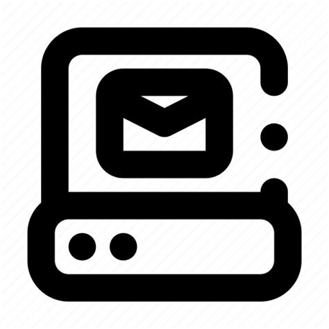 Laptop Email Electronic Computing Computer Icon Download On Iconfinder