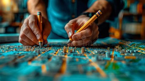 Blueprints For Urban Development Projects City Planners And Developers Discussing Site Layouts