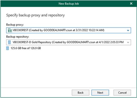 how to create a backup job with local repositories to backup the entire