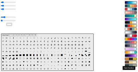 Unicode Colors Codesandbox