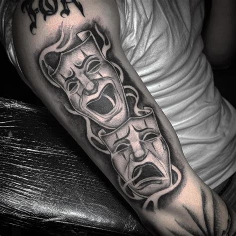 Laugh Now Cry Later Tattoo Sleeve