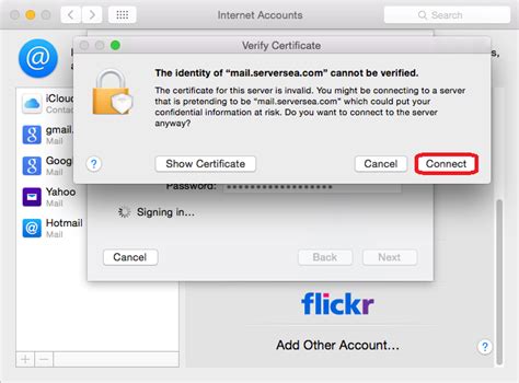 email account setup on mac using imap settings