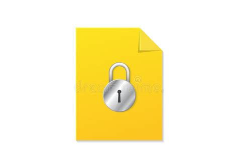 Secure Folder Vector Icon Stock Vector Illustration Of Icon 240023029