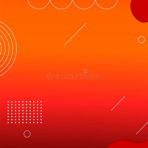 Minimal Abstract Orange Gradient Fluid Background Design Stock Vector Illustration Of