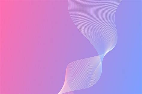 Premium Vector Minimalistic Gradient Wave Line Background