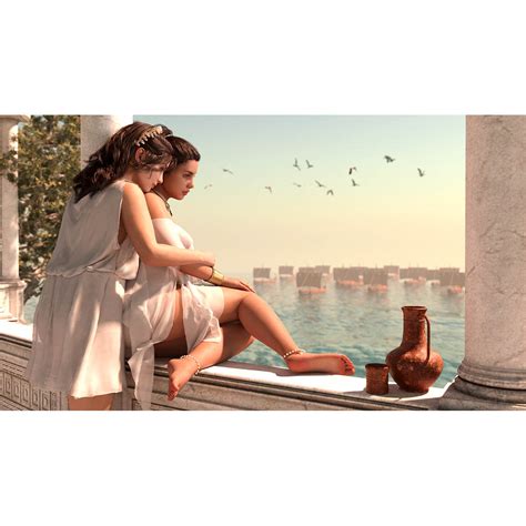 Helen And Clytemnestra Jim Ibbotson Prints