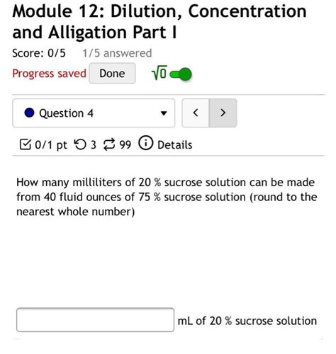Module 12 Dilution Concentration And Alligation