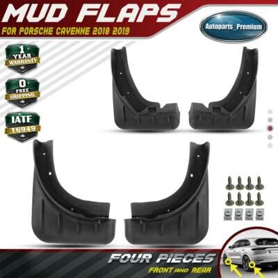 4pcs Spalsh Guadrs Mud Flaps Mudflaps For Porsche Cayenne 2018 2020