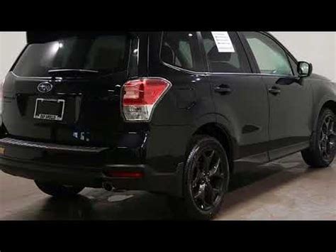2018 Subaru Forester 2 5i Premium Black Edition W Starlink Youtube