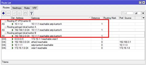 Routing Jaringan Lokal Pada Koneksi Vpn