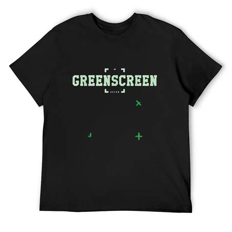 Greenscreen Keyer Visual Effect Animation Track Shirt Black Large