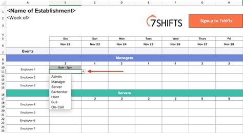 Night Shift Timesheet Template
