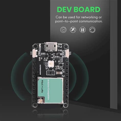 sx1262 lora module 868 915 mhz lorawan iot development board asr6501 mcu 128 kb flash with
