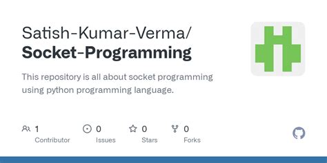 github satish kumar verma socket programming this repository is all