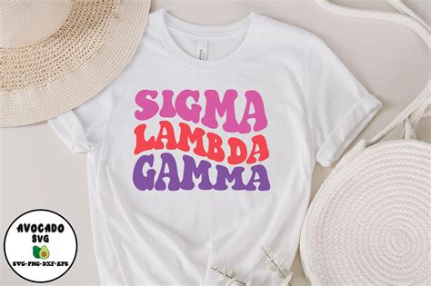 Sigma Lambda Gamma Svg Design Graphic By Avocadosvg · Creative Fabrica