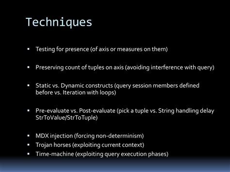 ppt universal calculated measures in mdx queries powerpoint