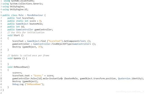 Unity3d打地鼠dearll的博客 Csdn博客打地鼠unity