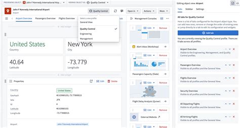Object Views • Legacy Object Views • Configure Profiles • Palantir