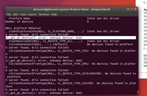 Running Opencl With Intel Uhd Graphics On Coffeelake Under Ubuntu Linux