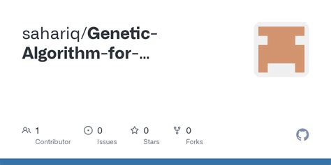 Github Sahariqgenetic Algorithm For Automated Test Case Generation