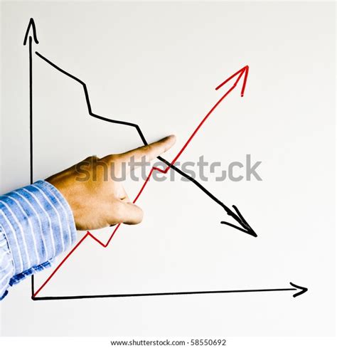 Man Hand Showing Graph Stock Photo Shutterstock