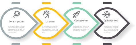 Infographic Technology Process Diagram Royalty Free Vector