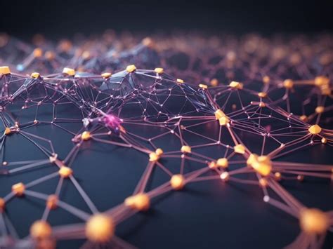 Premium Ai Image 3d Render Of A Network Communications Background