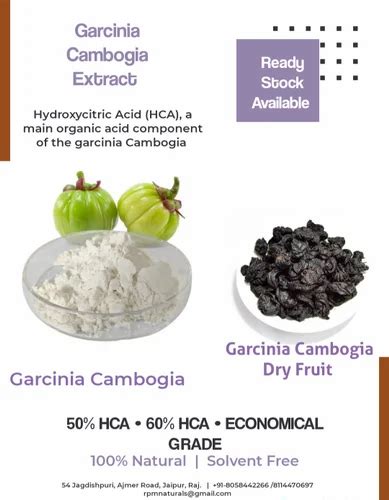 Garcinia Cambogia Extract Powder Packaging Size 1kg To 30kg At Rs 550