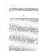 Commemorative Speech Manuscript Example Pdf U N I T 5 COMMEMORATIVE SPEAKING 108 Sample