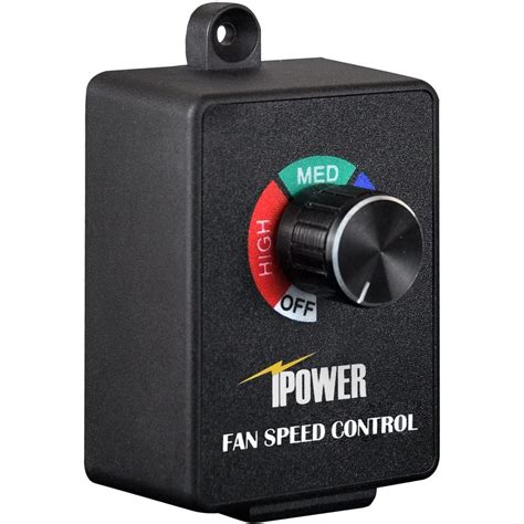 Ipower Exhaust Variable Speed Adjuster For Duct Inline Fan Vent Blower Hvac Speed Controller