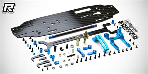 Red RC Exotek Exo Six 2 TB05 Chassis Conversion Set