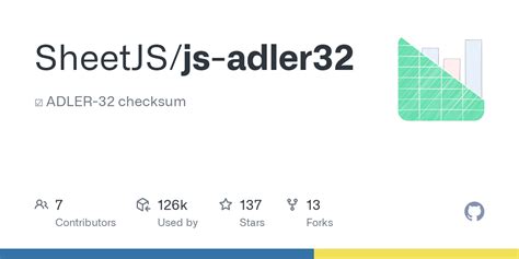 Github Sheetjsjs Adler32 Ballotboxwithcheck Adler 32 Checksum