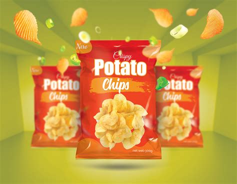 Potato Chips Label Design Behance