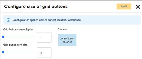 Grid Buttons Size Editor In The Brazil POS Erply Wiki