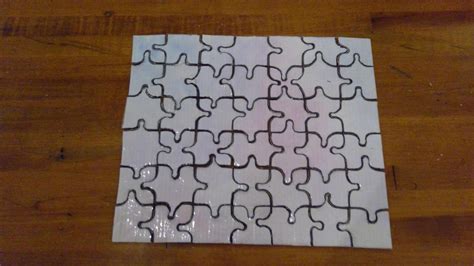 Diy Cardboard Puzzle 4 Steps Instructables