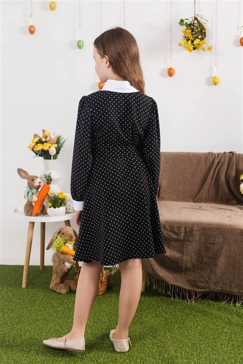 Купити Дитяче плаття в стилі венздей для дівчинки Лара розміри 116 146 ціна 515 ₴ Prom Ua