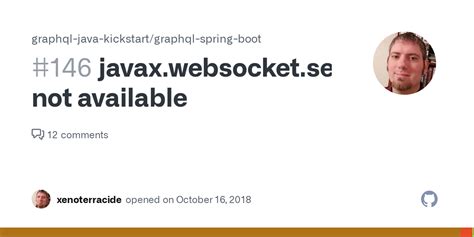 Javax Websocket Server ServerContainer Not Available Issue Graphql Java Kickstart