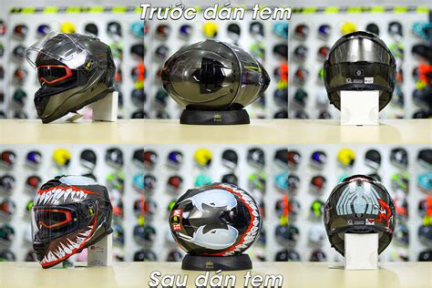 Mũ Fullface Ls2 Ff800 Xám Xước Dán Tem Decal Venom V2 Freeship