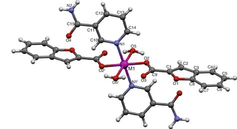 The Molecular Structure Of I And Ii Showing The Atom Numbering Scheme