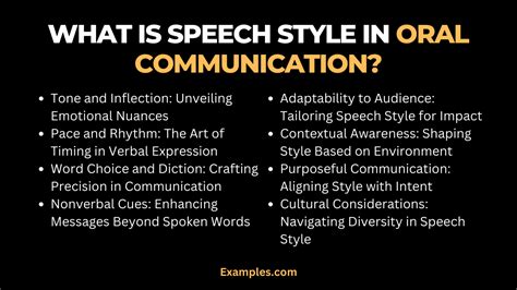 Speeches In Oral Communication 29 Examples