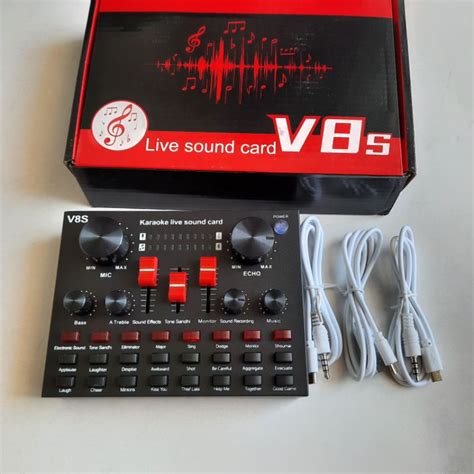 Sound card V8S Bluetooth phiên bản cao cấp của v8 Shopee Việt Nam