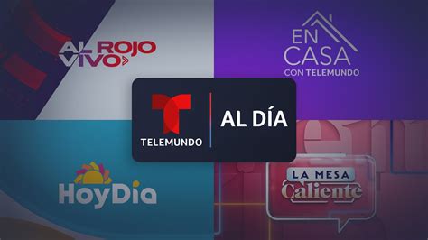 En Vivo Telemundo Al Día 24 7 Entretenimiento Noticias Realities Y