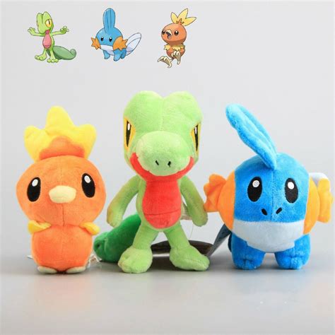 Torchic Treecko Mudkip Plush Doll New Pokemon Stuffed Toy Shopee Philippines