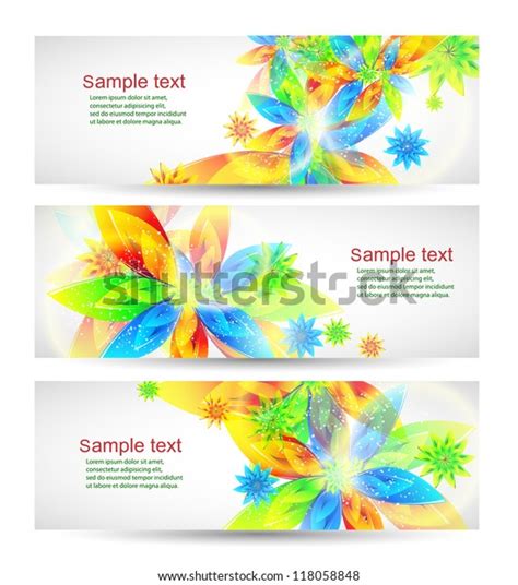 Abstract Vector Eps10 Headers Place Your Stock Vector Royalty Free 118058848 Shutterstock