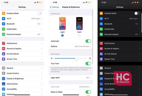 IOS Vs HarmonyOS Comparison Of Settings User Interface Huawei Central