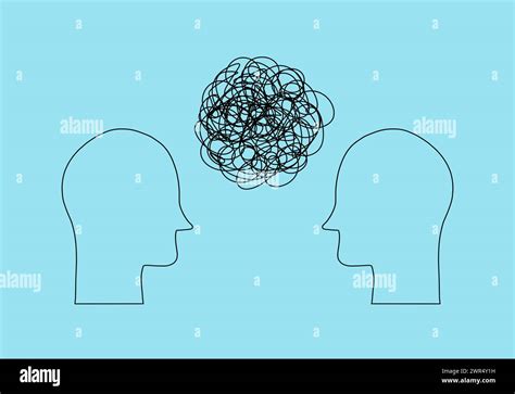 Head Sign With Doodle Line Problem Resolve Control Understand