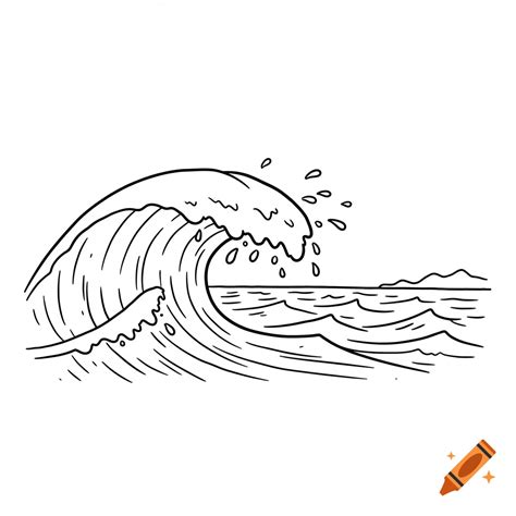 Ocean Waves Outline