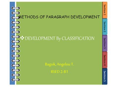 Paragraph Development By Classification Pptx