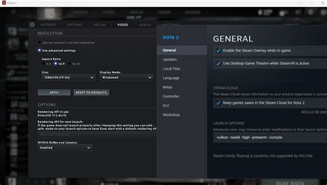 Dota Forced To Start With Dx11 Instead Of Vulkan R Dota2
